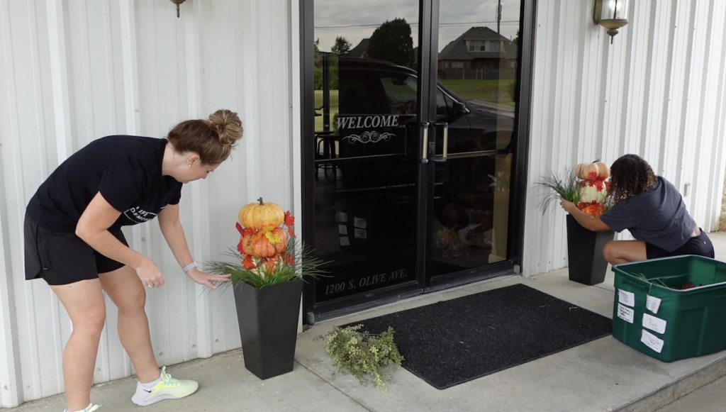Decorating a Church Foyer for Fall with DIY Projects - Finding Easy ...