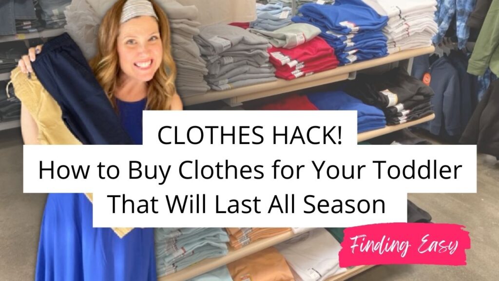 The secret to buying clothes for a TODDLER that will last ALL SEASON ...